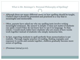 Spelling Power Point | PPT