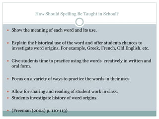 Spelling Power Point | PPT