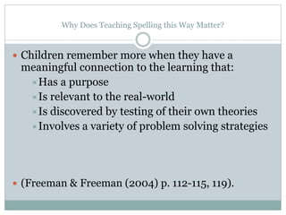 Spelling Power Point | PPT