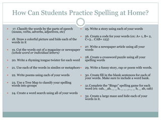 Spelling Power Point | PPT