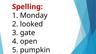 Spelling Drill for Grade 3 learners to enhance writing, reading and ...