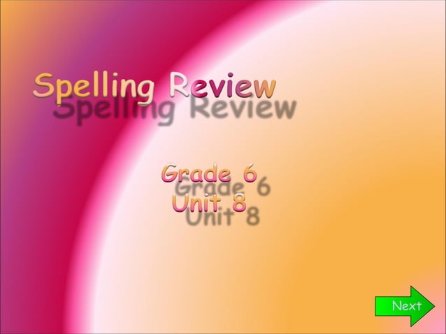 Sitton Spelling Review | PPT