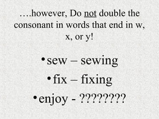 Spelling rules | PPT