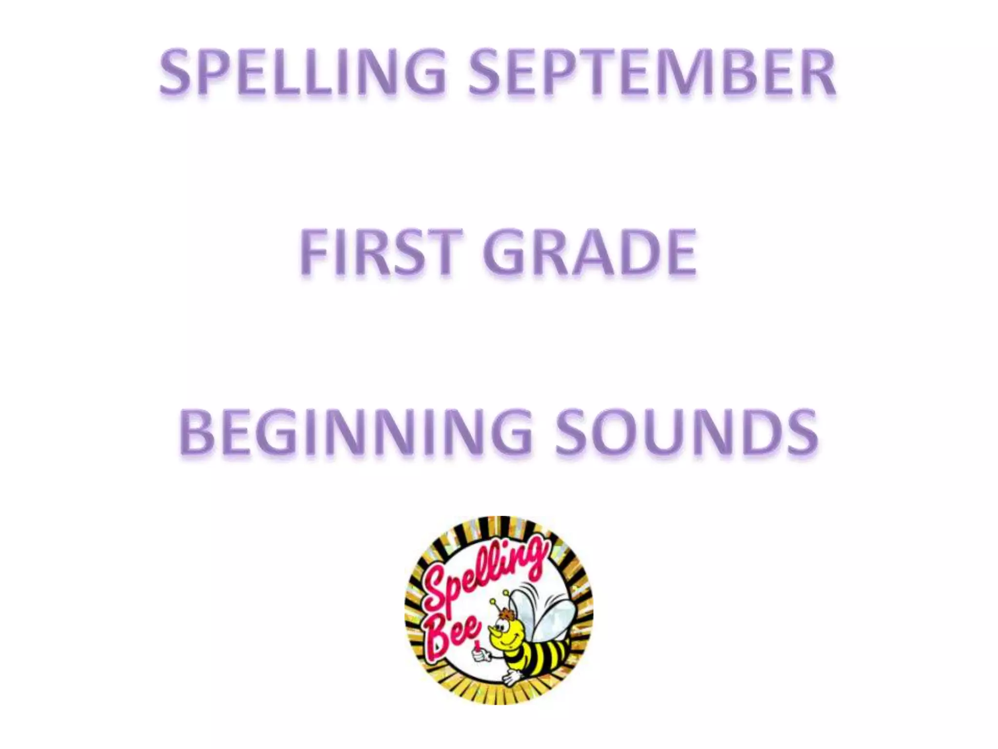 Spelling september | PPTX