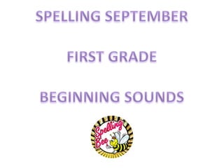 Spelling september | PPTX