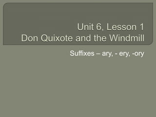 Spelling unit 6, lesson 1 | PPTX