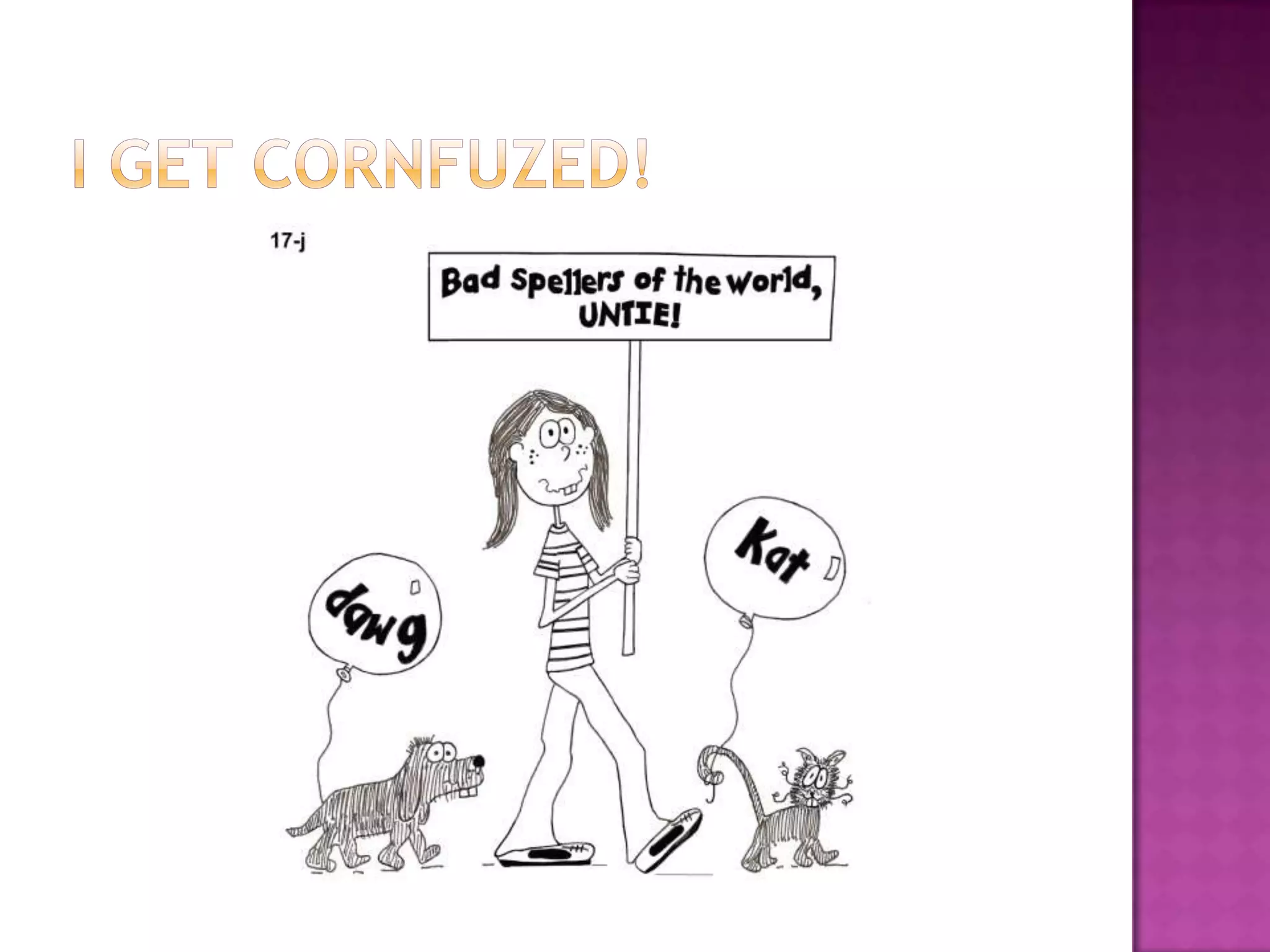 Easily Confused Spelling words | PPT