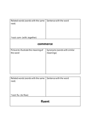Spelling words Unit 2 Week 3 | DOCX