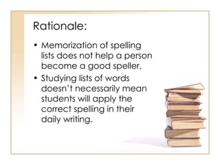 Spelling Workshop 2007 | PPT