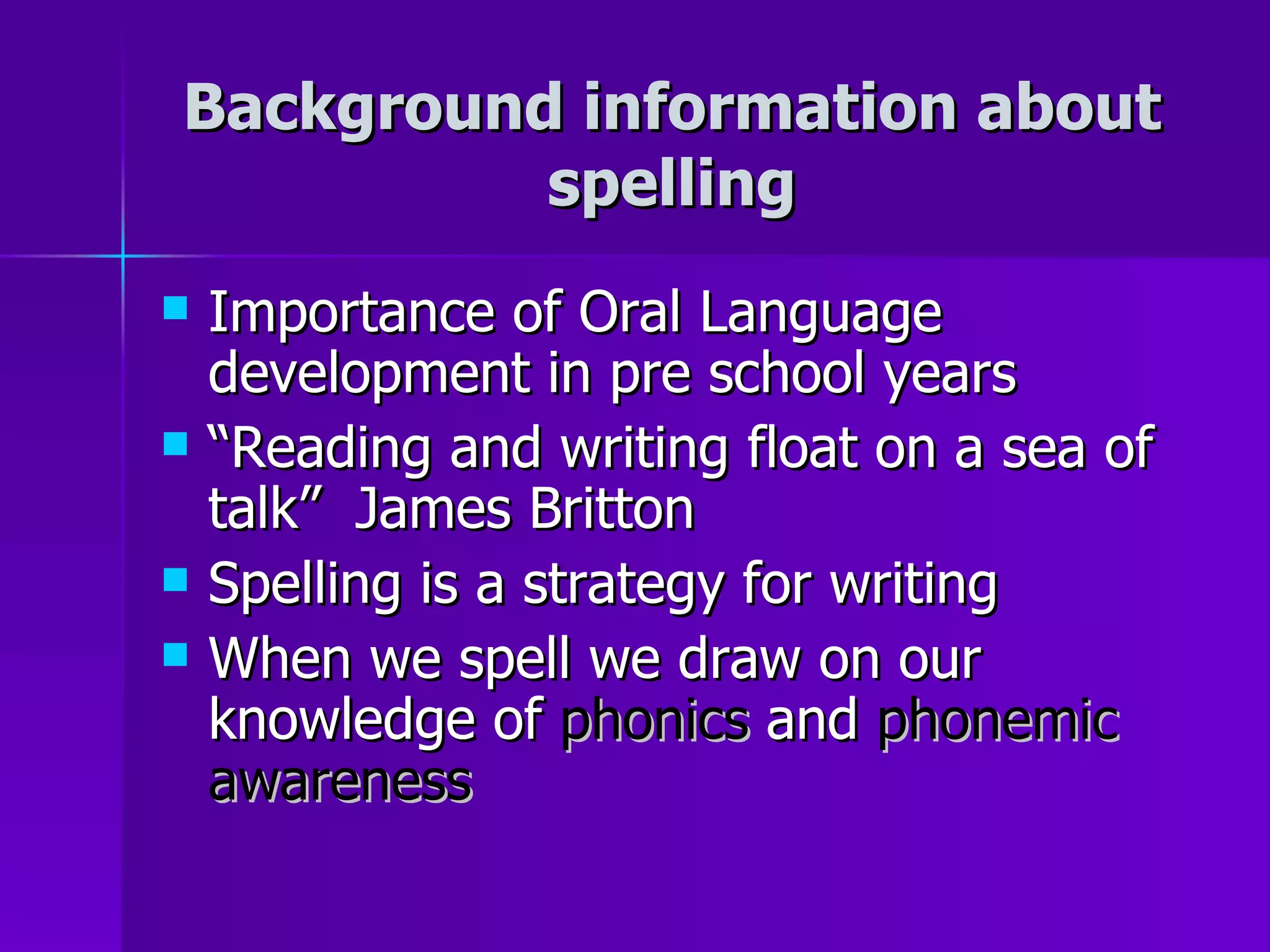 Spelling workshop powerpoint | PPT