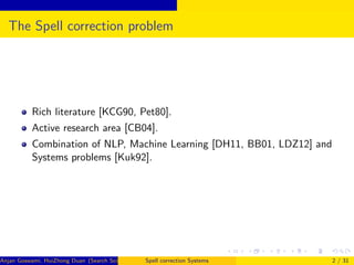 Spelling correction systems for e-commerce platforms | PPT