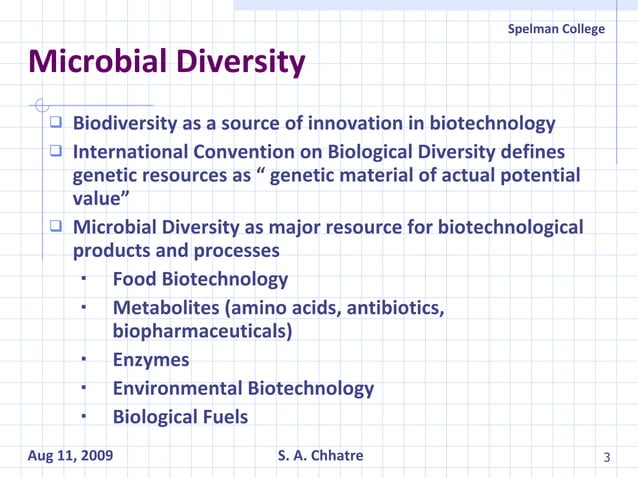 Microbial Diversity: Tapping the Untapped | PPT