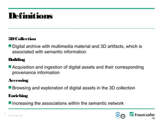 Enriching 3D Collections | PPT