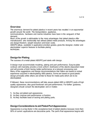 Spencer Electroplating Service | DOCX | Science