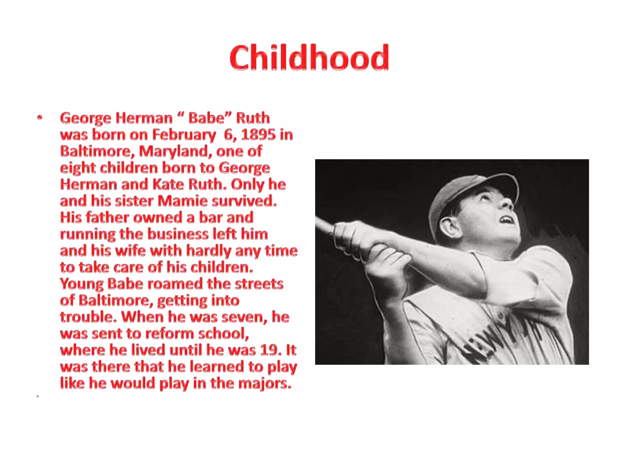Spencer's babe ruth, a biography | PPTX | Biographies | Genres