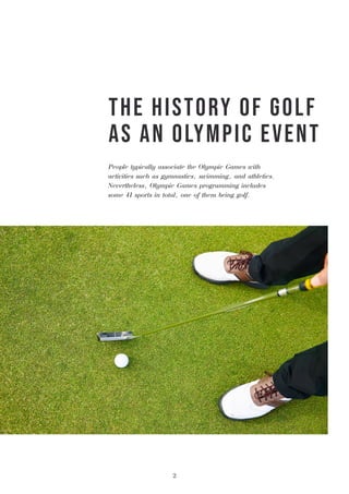 The History of Golf as an Olympic Event | PDF