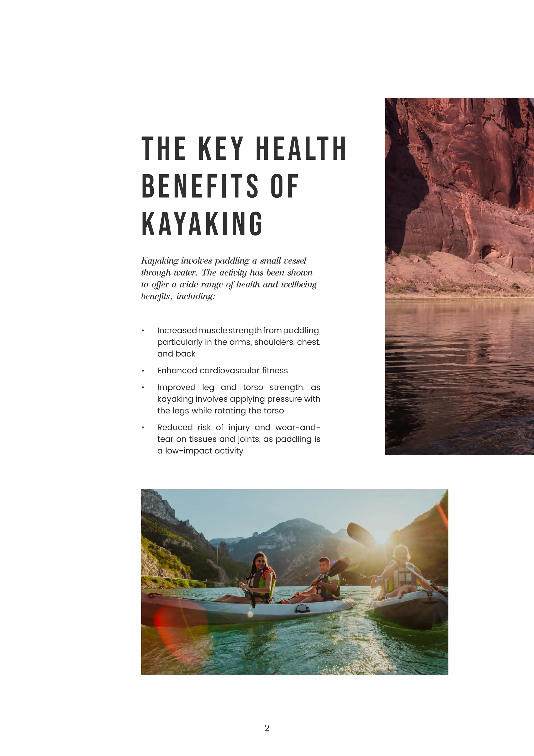 The Key Health Benefits of Kayaking | PDF