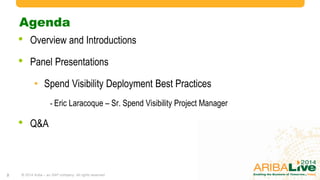 Spend Analysis: Let Your Numbers Do the Talking | Ariba LIVE Rome | PDF