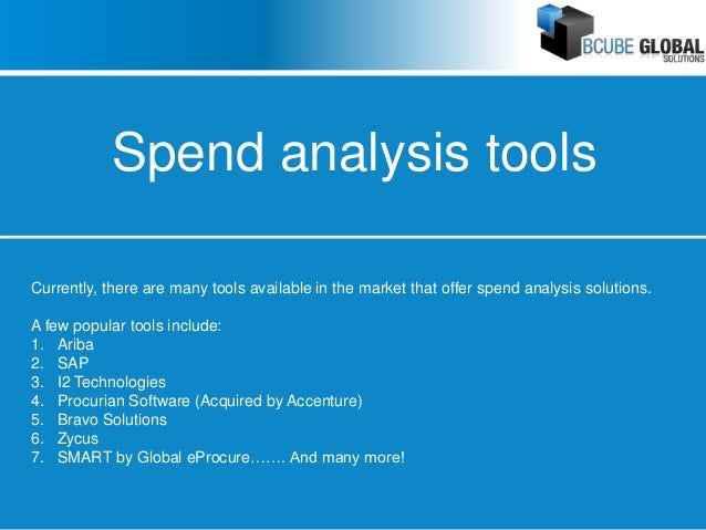 Spend Analysis - Process, Methodology