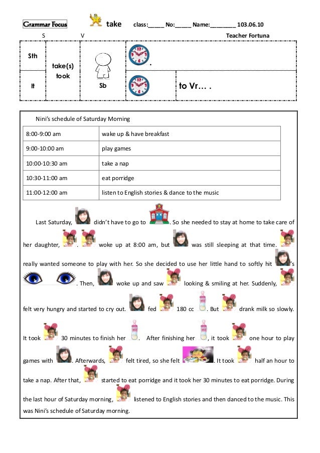 Spend cost take --take