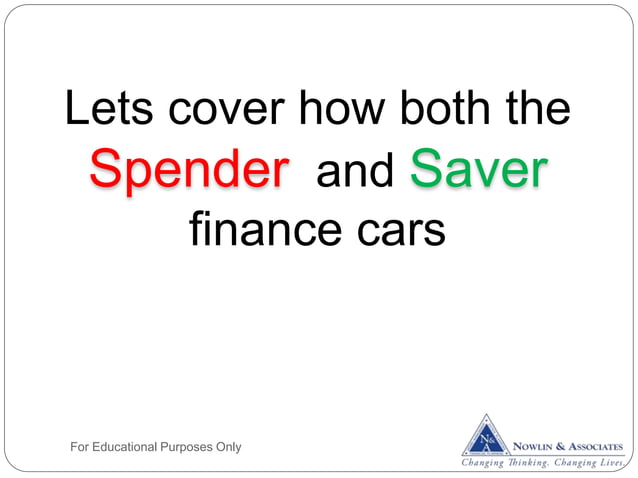 Spender vs. Saver | PPT