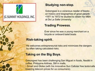 Success Secrets of John Gokongwei Jr | PDF