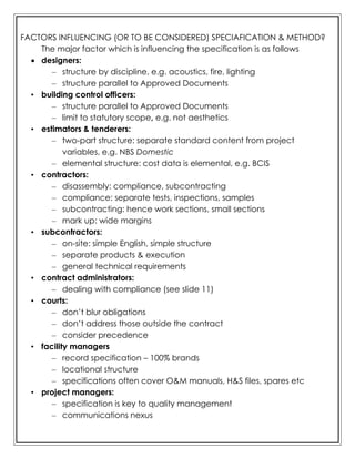 SPECIFICATION AND ESTIMATION | PDF