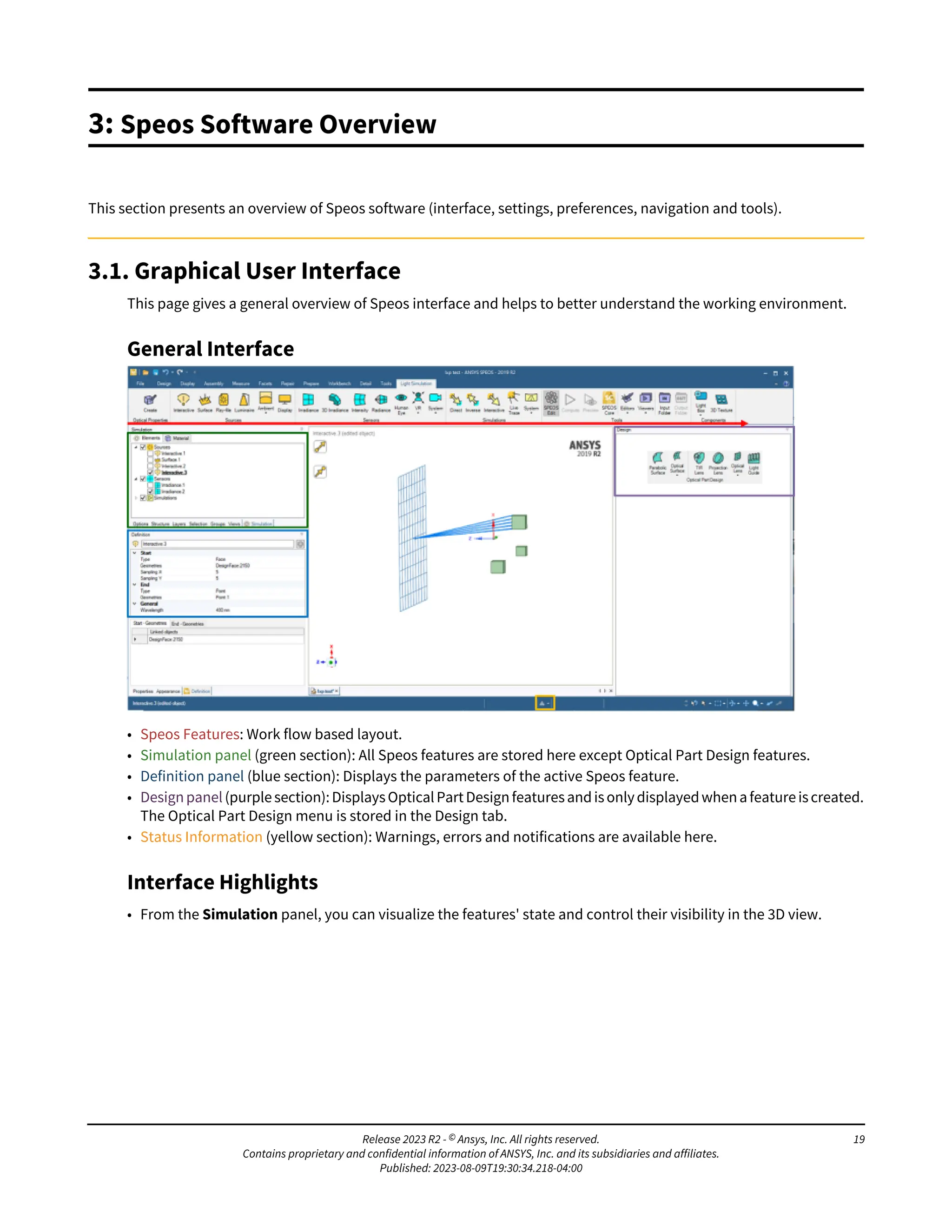 The Introduction of Speos 2023R2 Users Guide | PDF