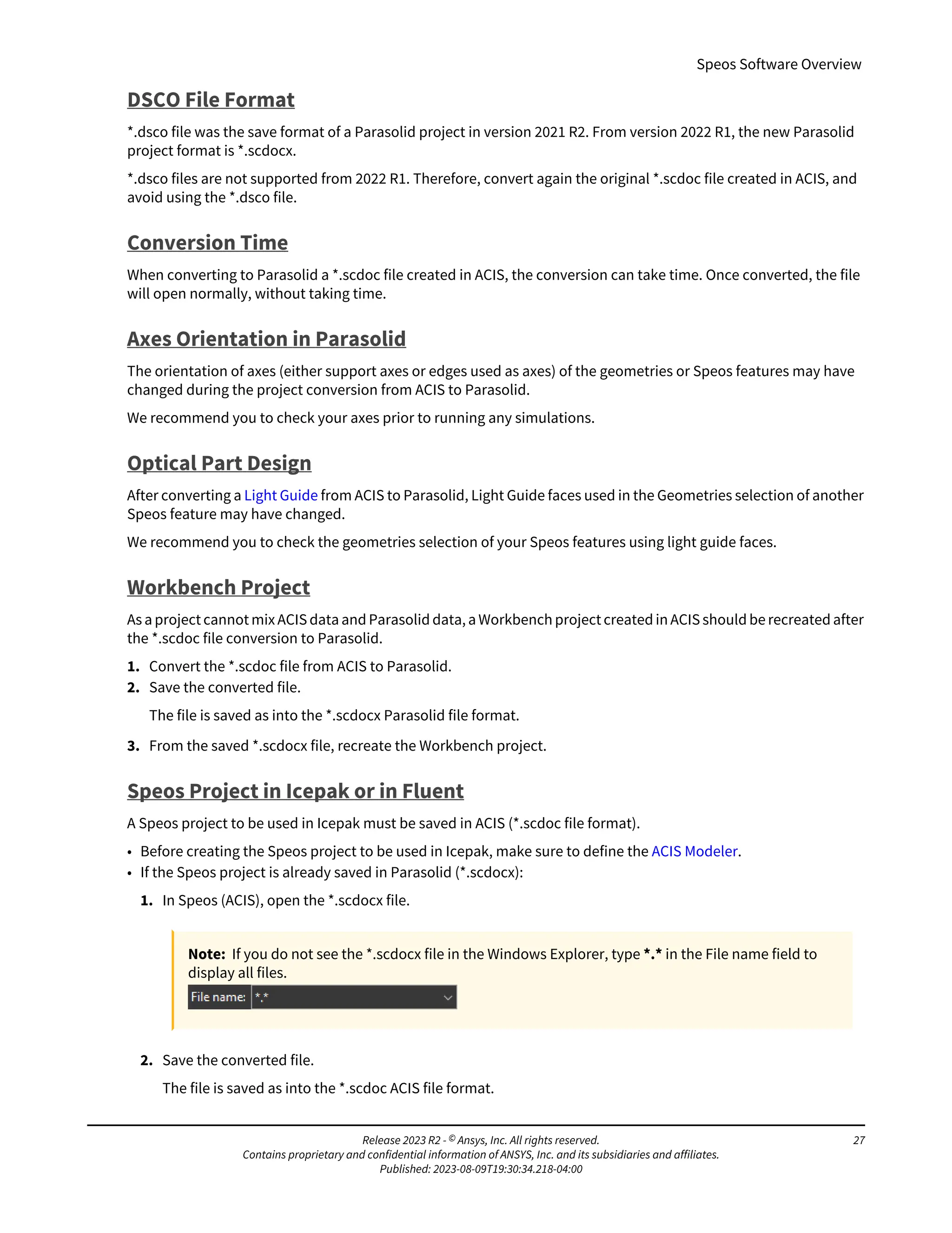 The Introduction of Speos 2023R2 Users Guide | PDF