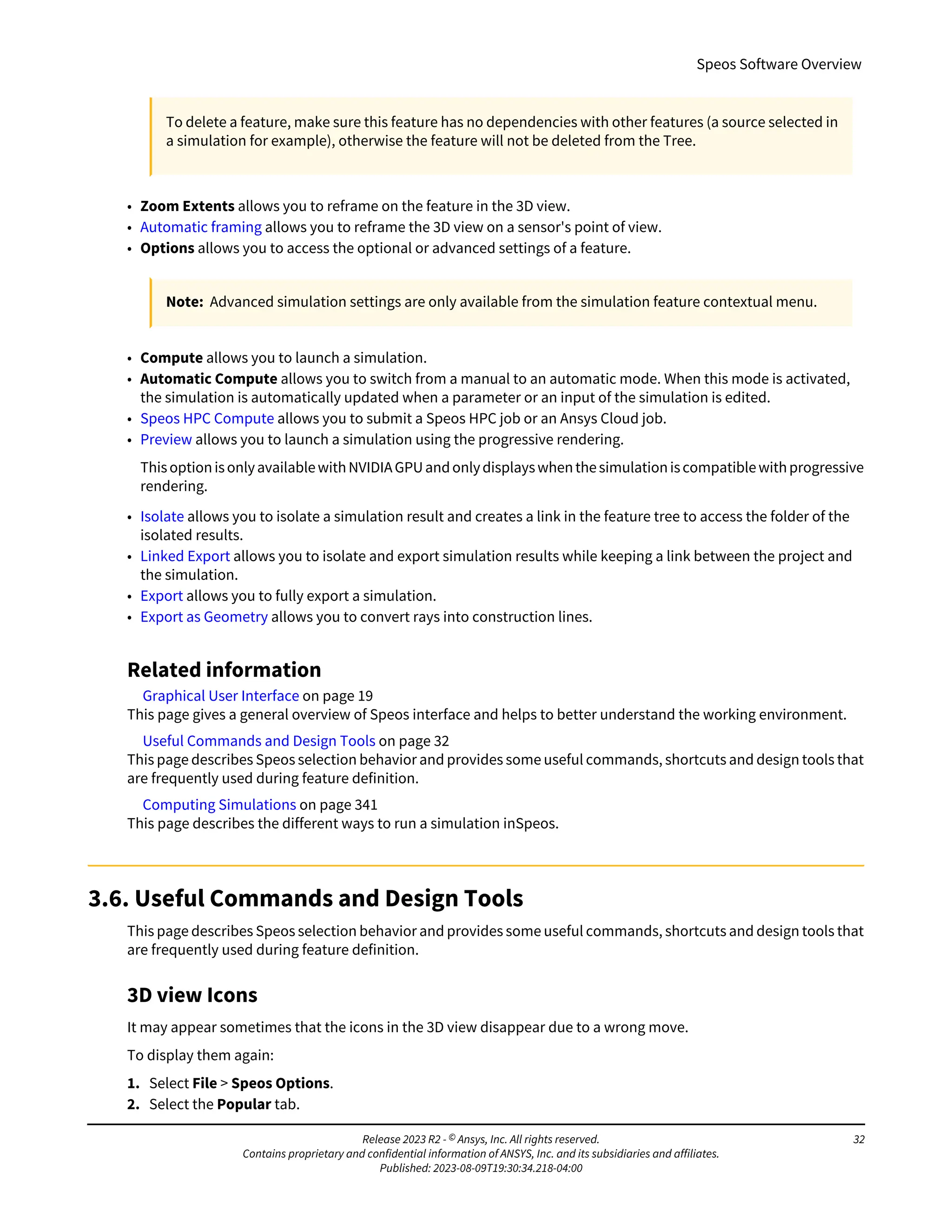The Introduction of Speos 2023R2 Users Guide | PDF