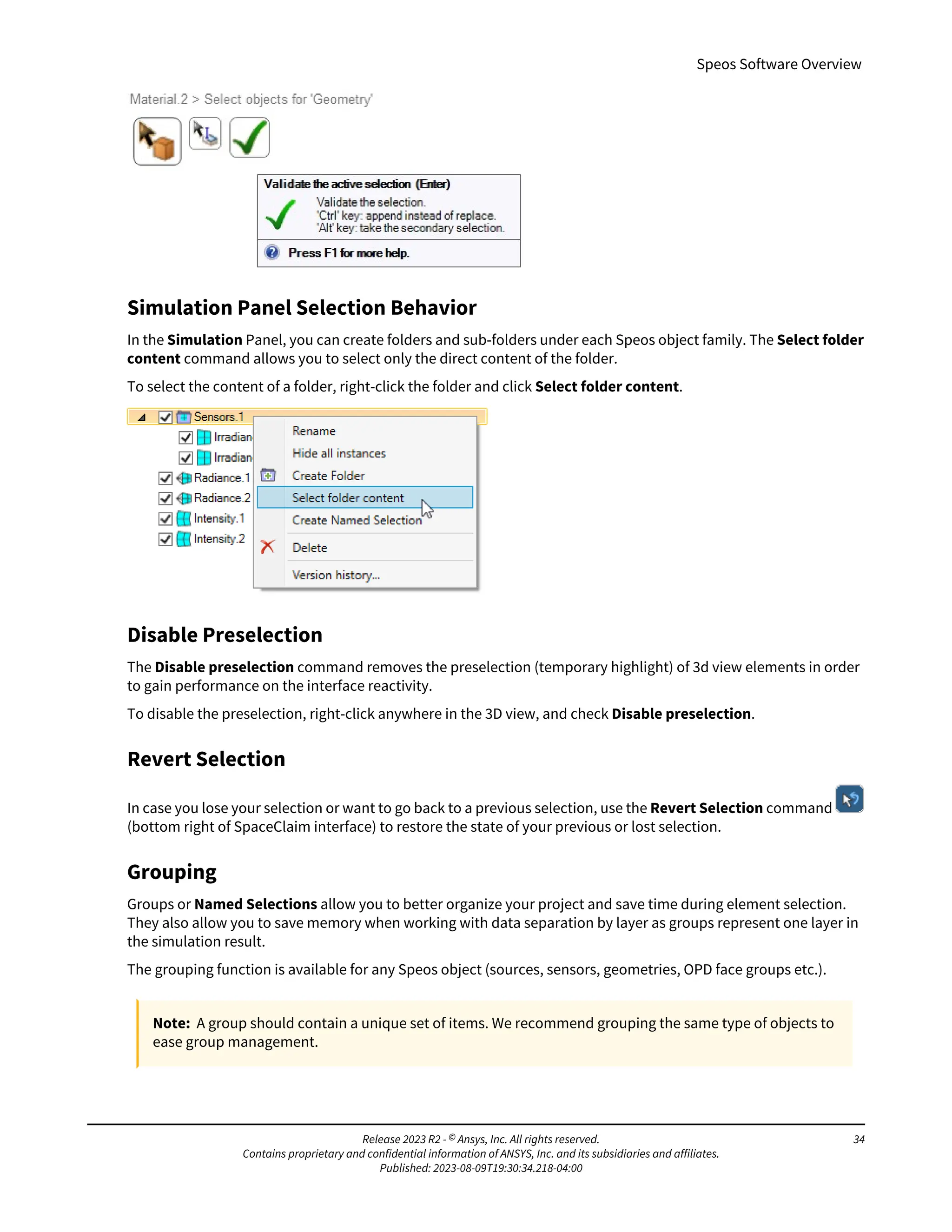 The Introduction of Speos 2023R2 Users Guide | PDF