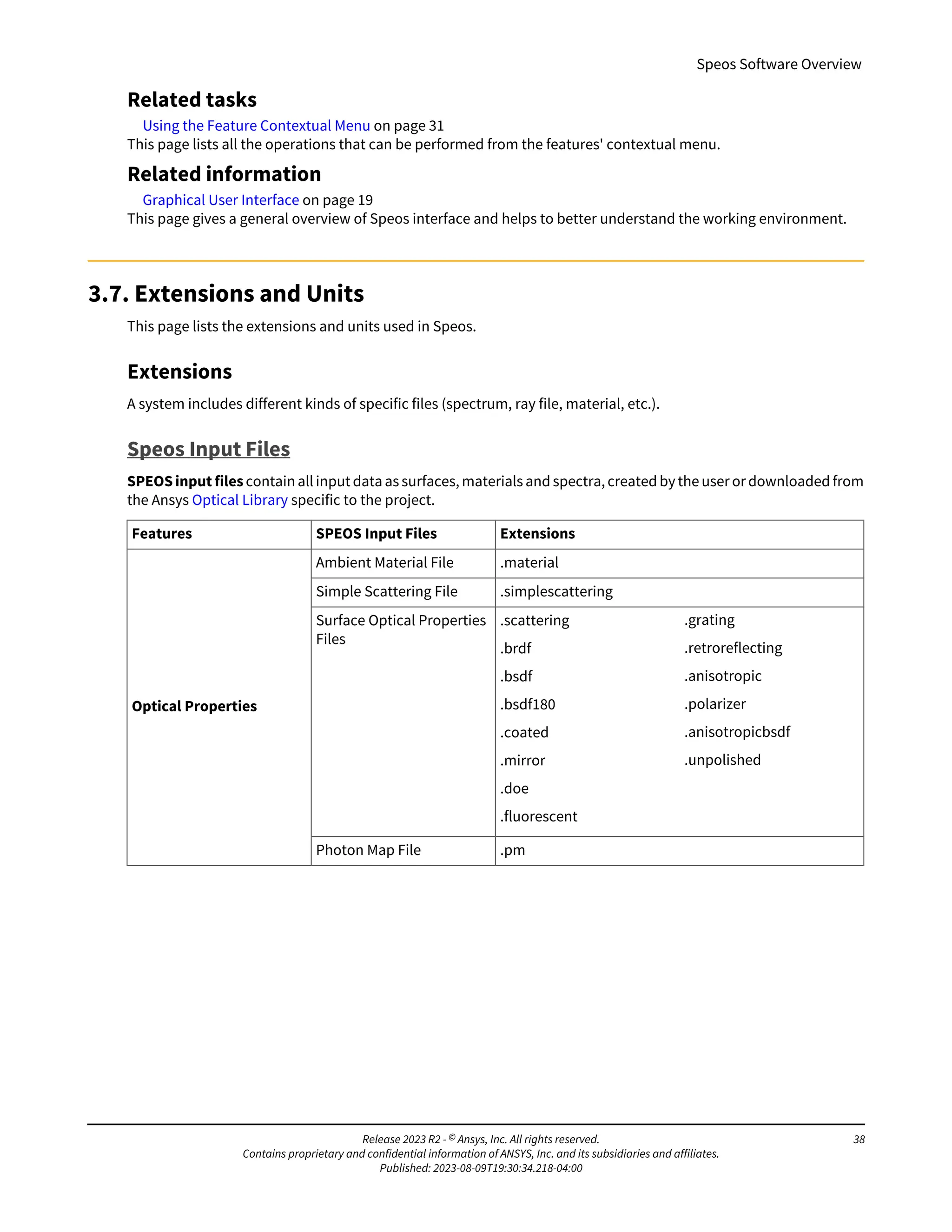 The Introduction of Speos 2023R2 Users Guide | PDF