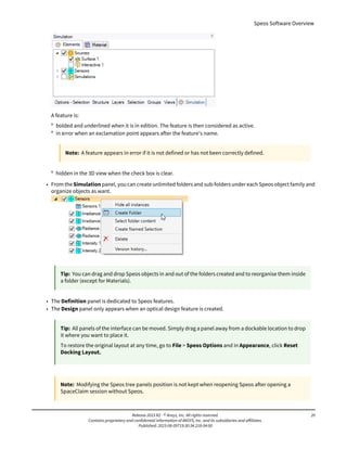 The Introduction of Speos 2023R2 Users Guide | PDF