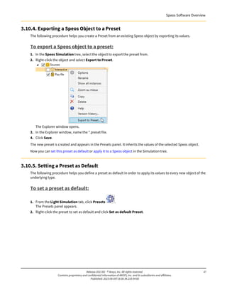The Introduction of Speos 2023R2 Users Guide | PDF