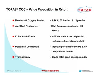 Polyolefin Film Enhancement Using COC for Retort Applications | PDF