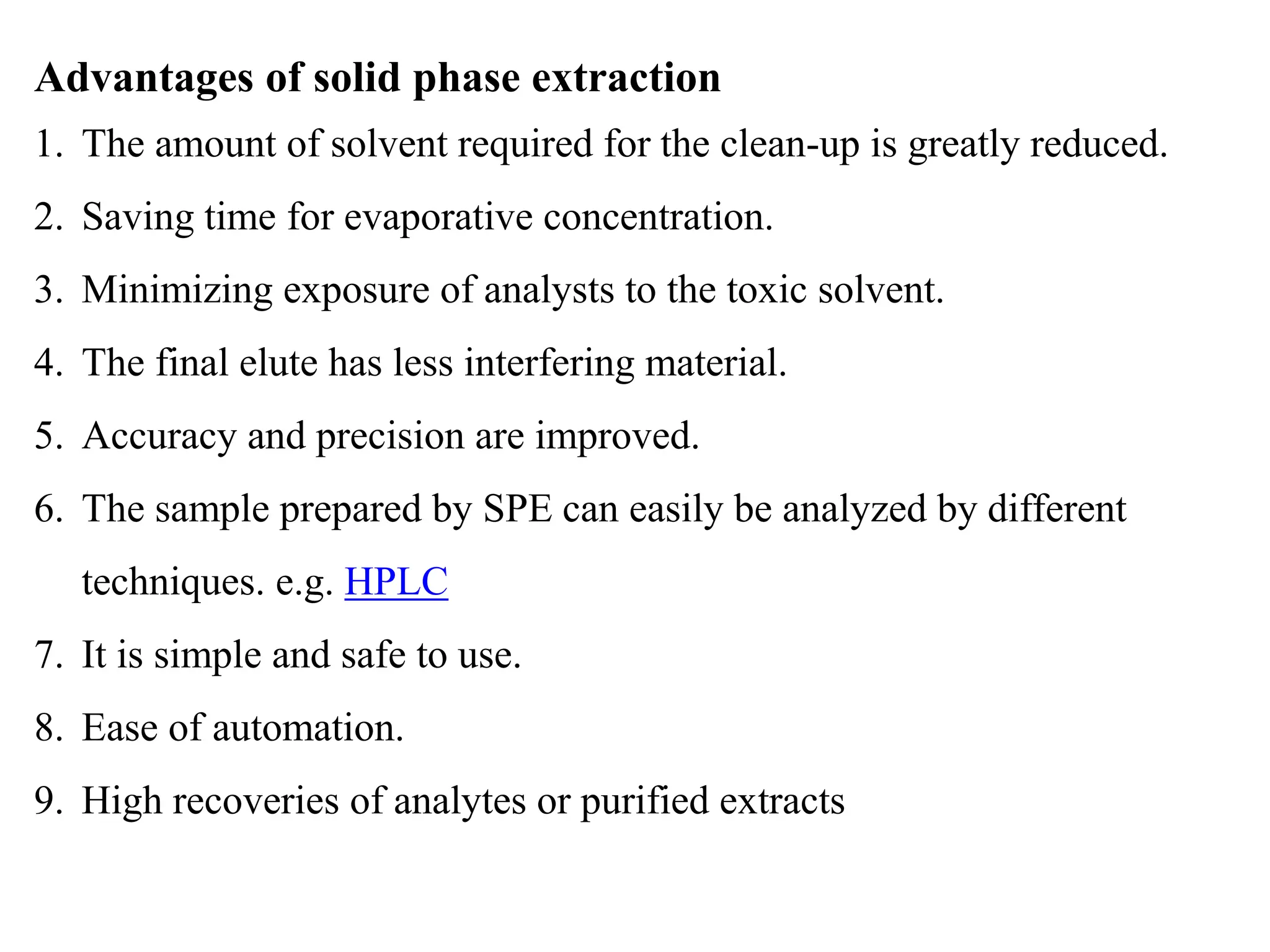 Solid phase extraction pdf education near | PPTX