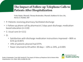 SPEP Student Transition of Care Project | PPT