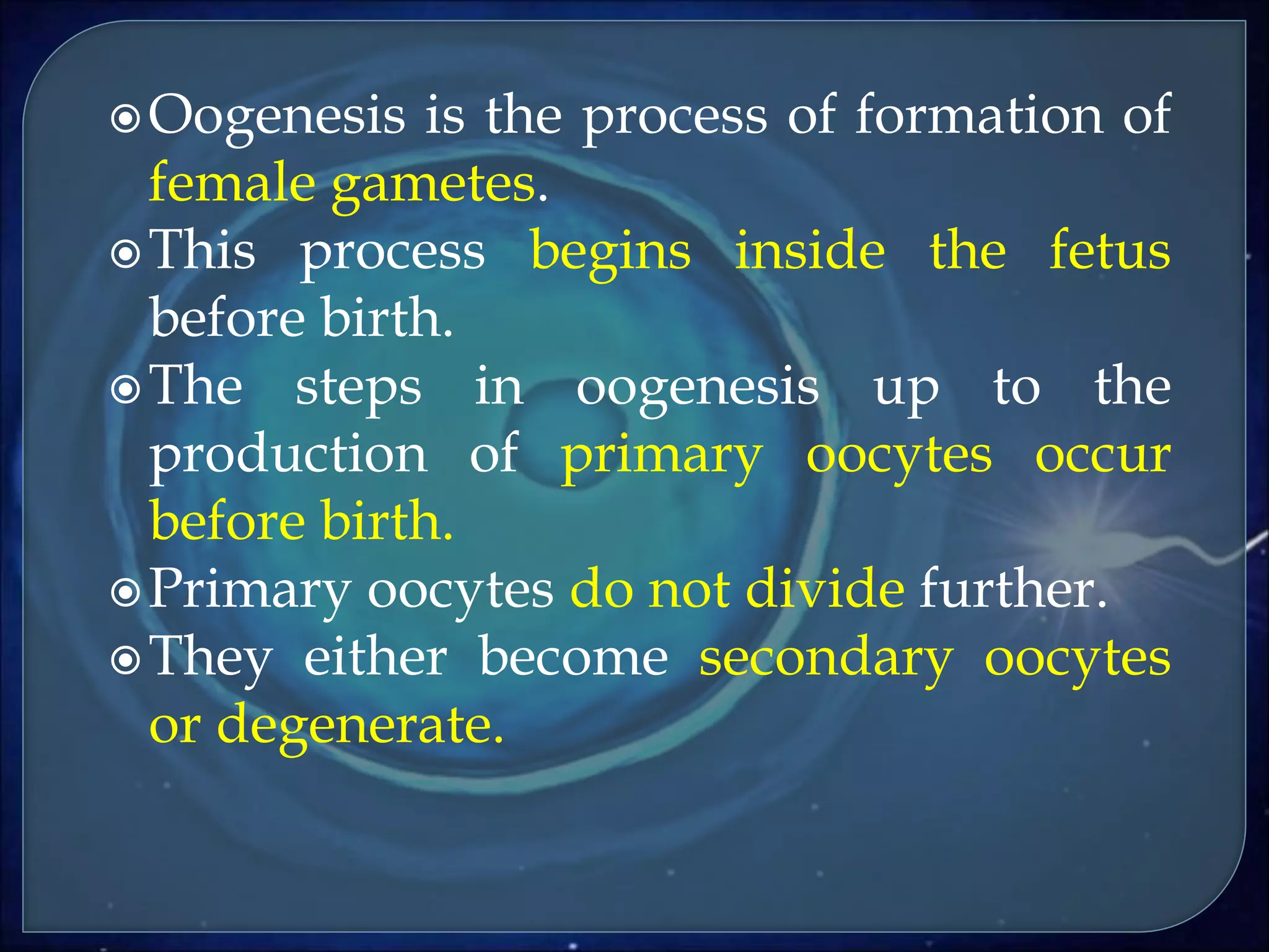 Spermatogenesis and oogenesis | PPT