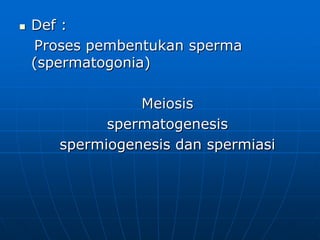 Spermatogenesis fish 07 | PPT