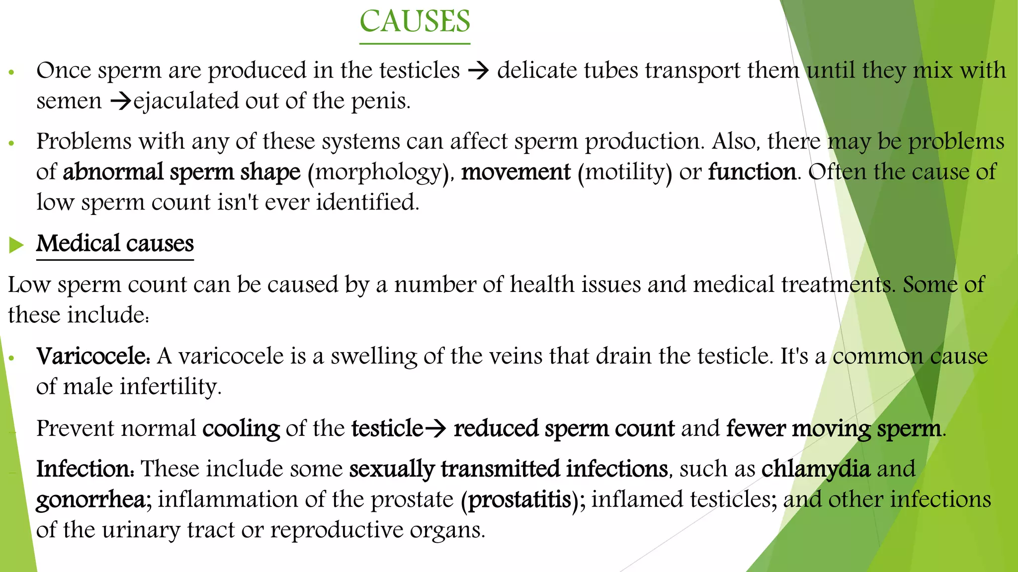 Sperm Count Management | PPTX