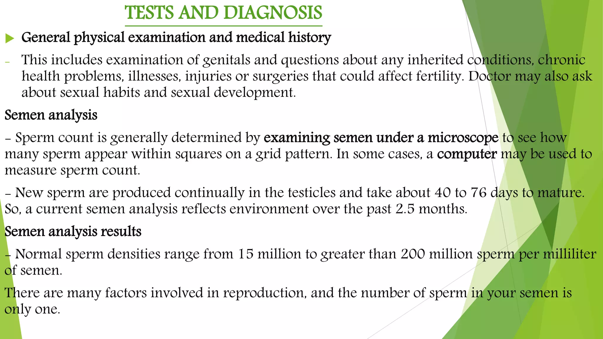 Sperm Count Management | PPTX