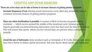 Sperm Count Management | PPTX