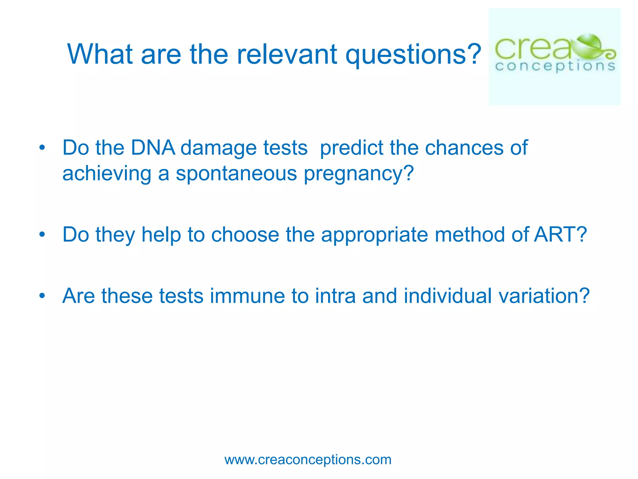 Sperm DNA Fragmentation | PPTX