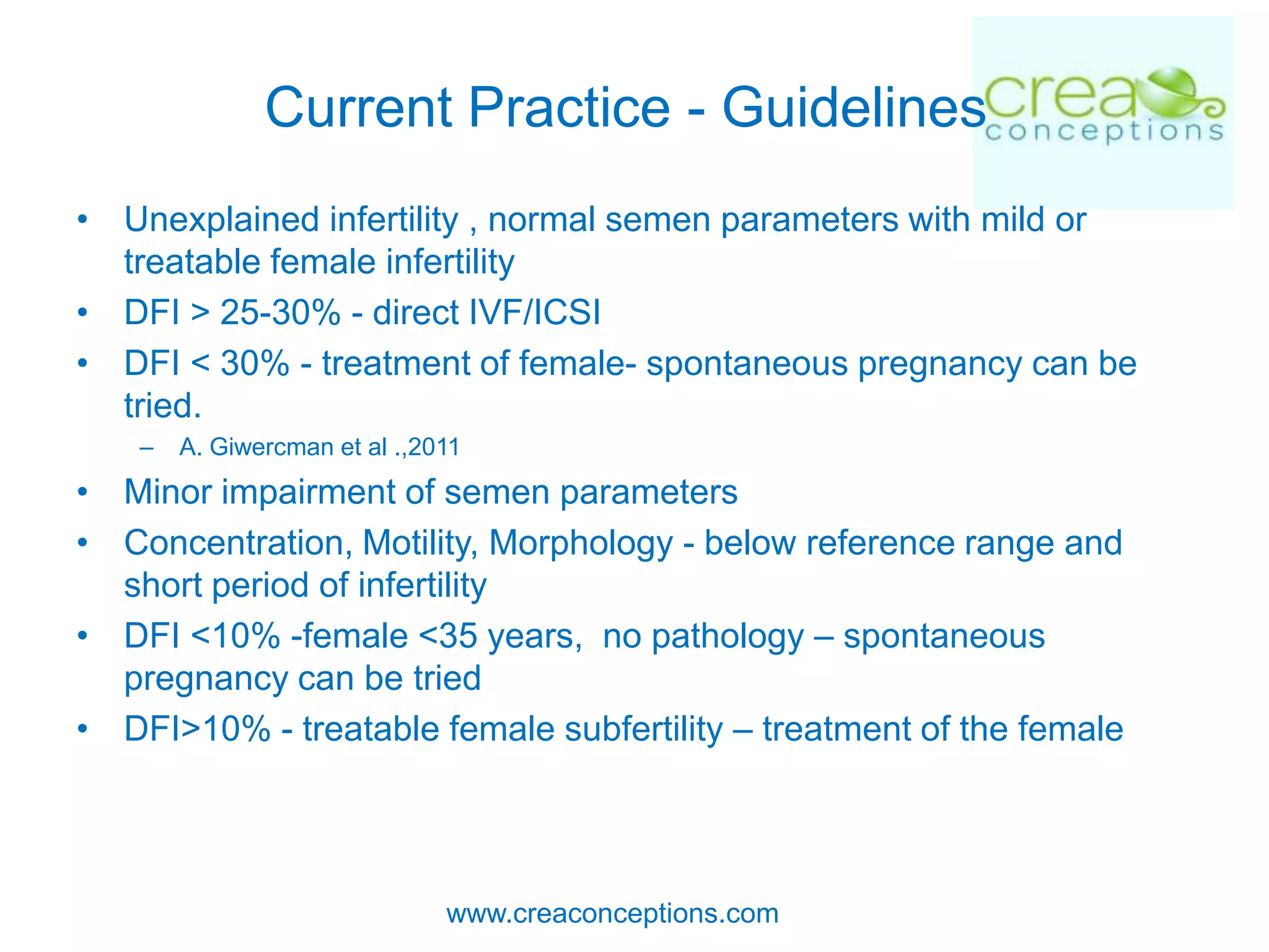 Sperm DNA Fragmentation | PPTX
