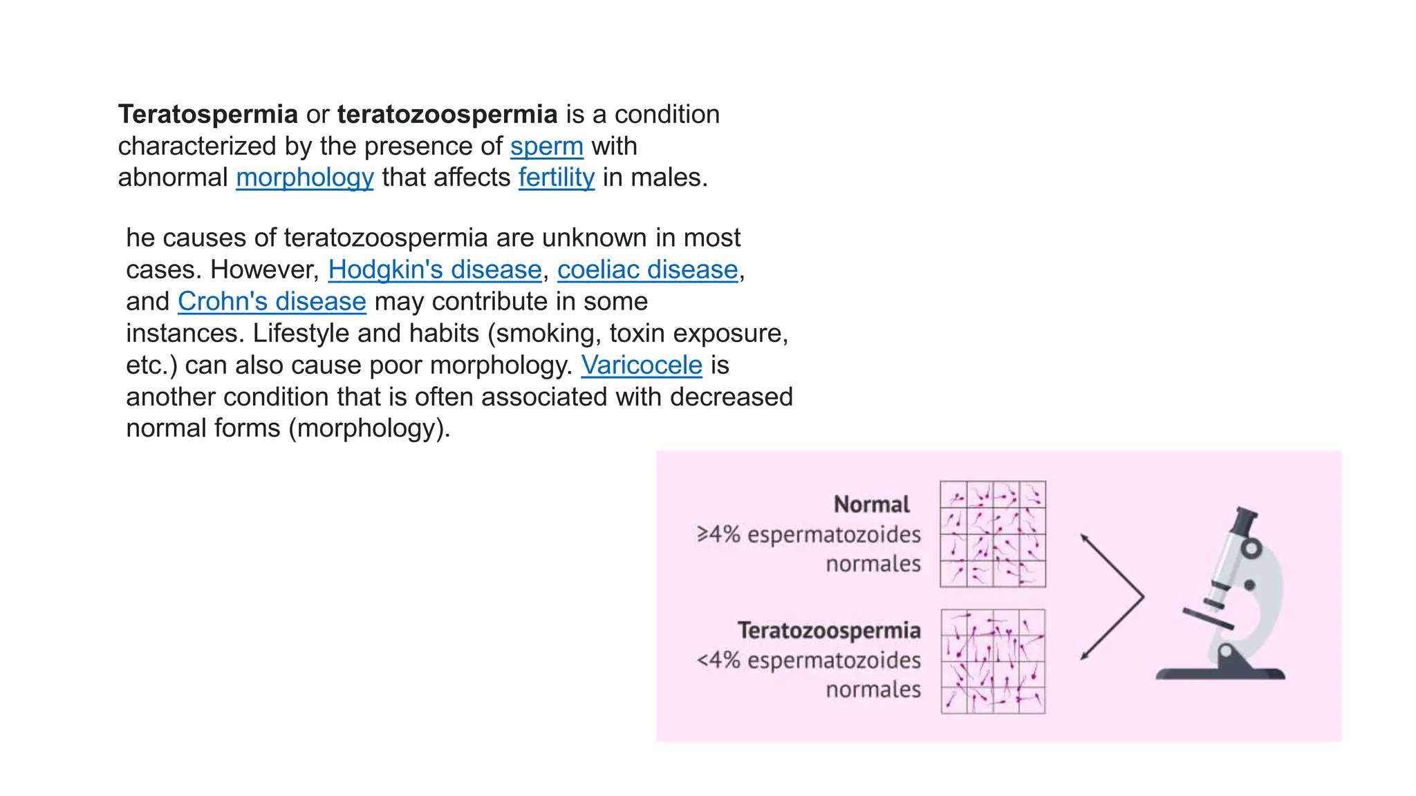 spermogram, Pre-testicular factors refer to conditions that impede .pptx