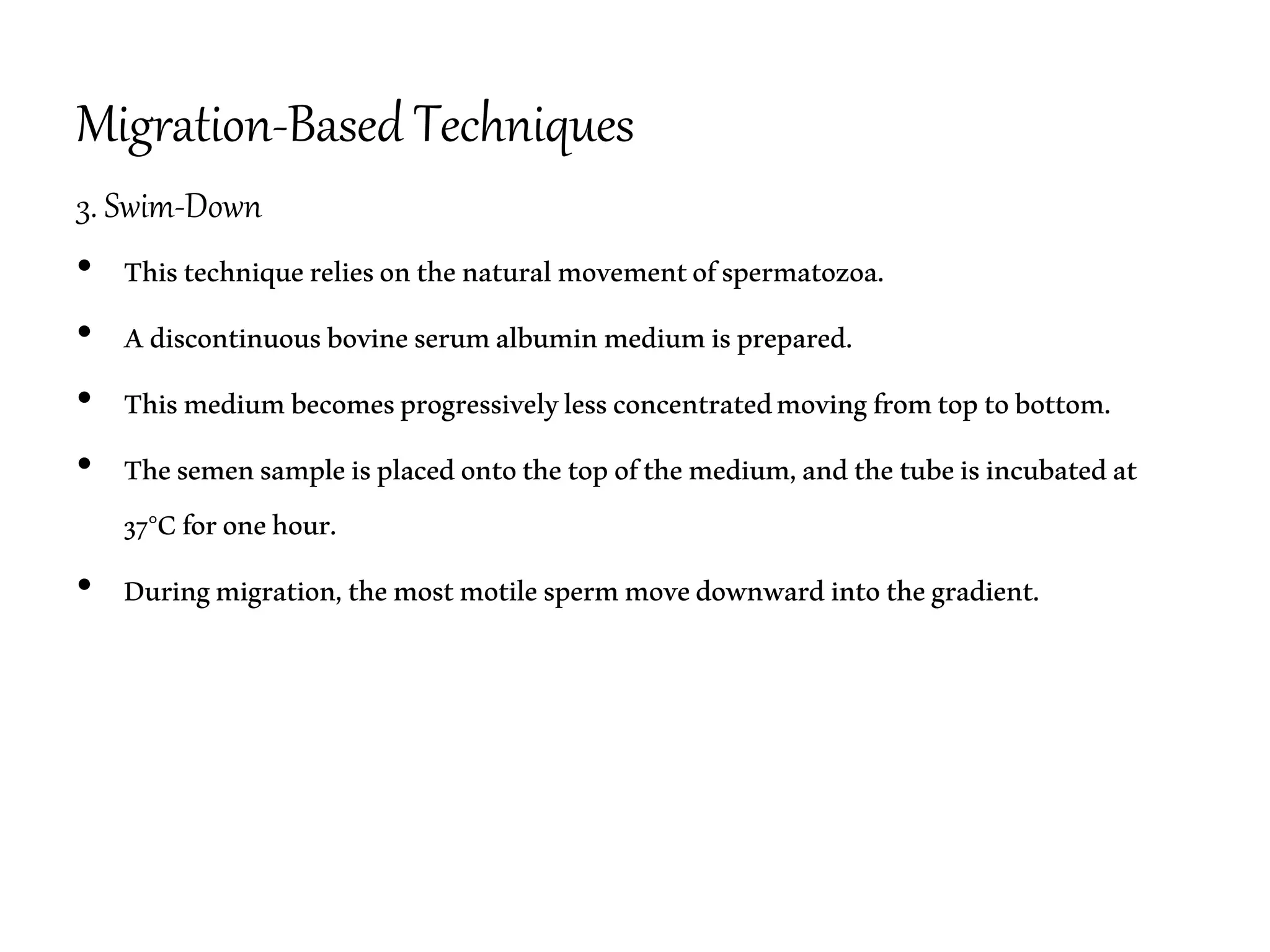 Sperm preparation techniques | PPTX