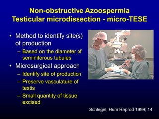 Sperm retrieval techniques | PPTX