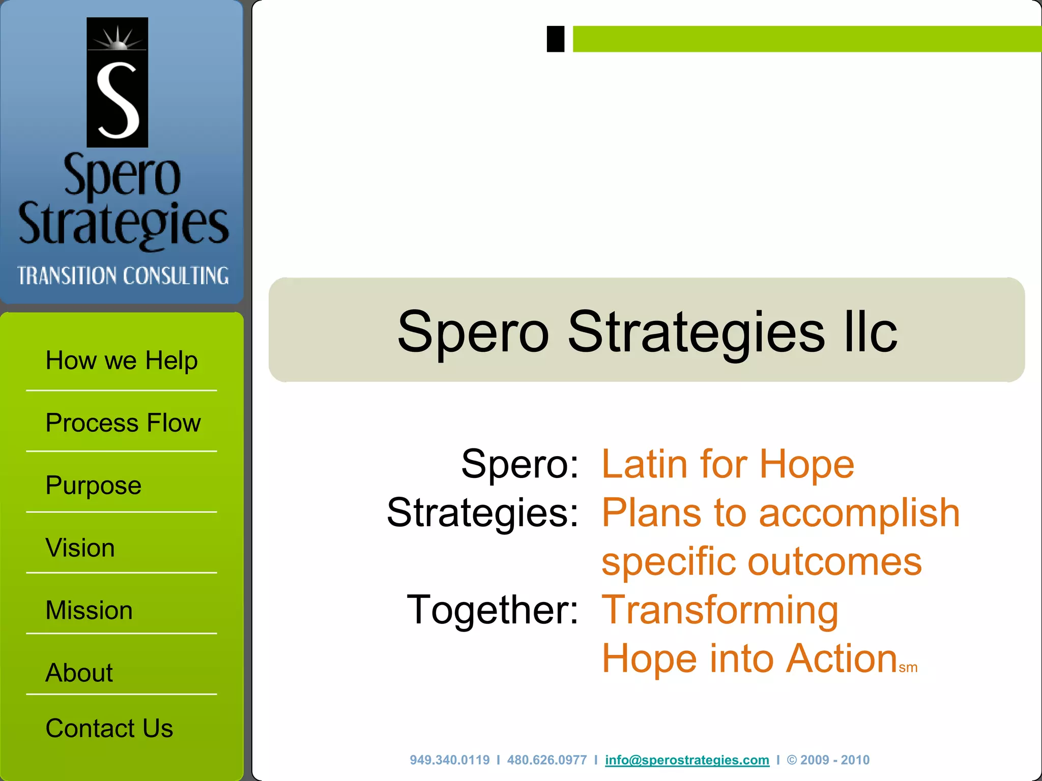 Spero Strategies | PDF | Career Planning | Careers