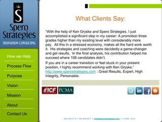 Spero Strategies | PDF | Career Planning | Careers