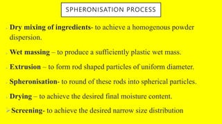 SPHERONIZERS AND MARUMERISERS | PPTX